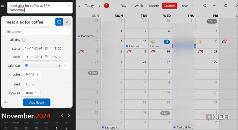 I tried Mac’s best calendar app on my Windows PC and here is how it went