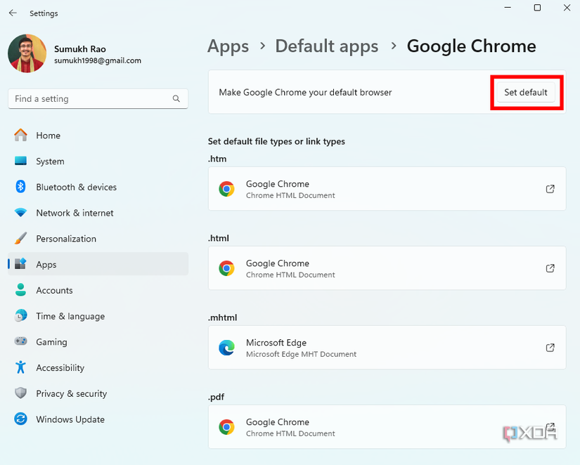 How to change the default browser in Microsoft Outlook