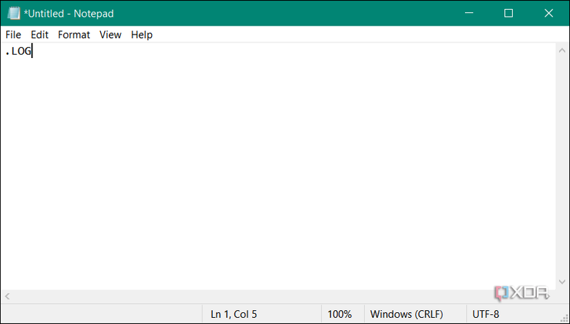 How to create time-stamped logs in Notepad on Windows