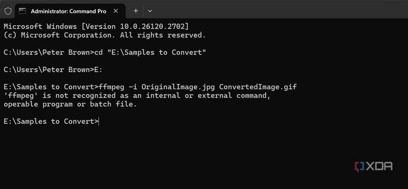 Convert your media files in Windows