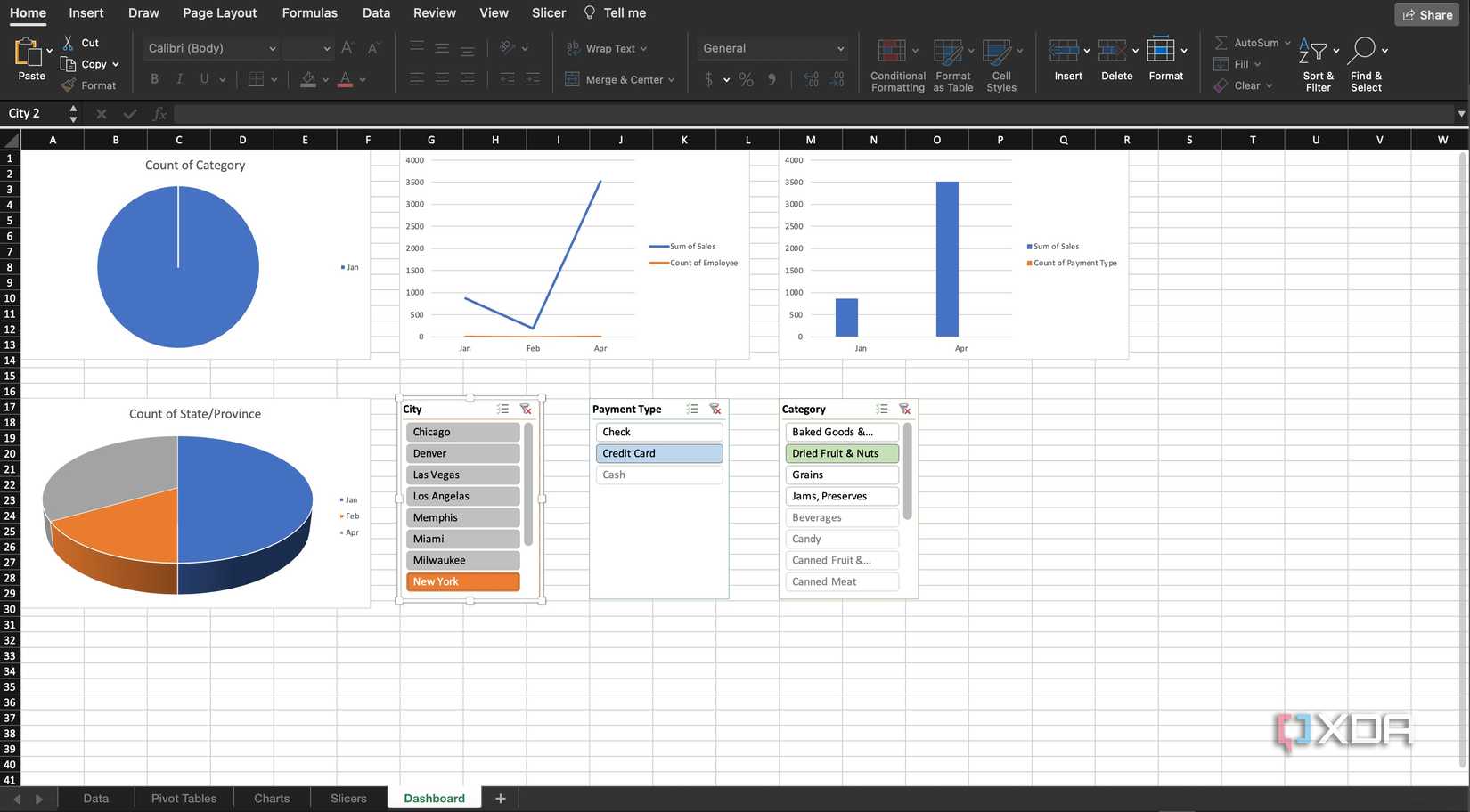 How to create a project dashboard in Excel with live data