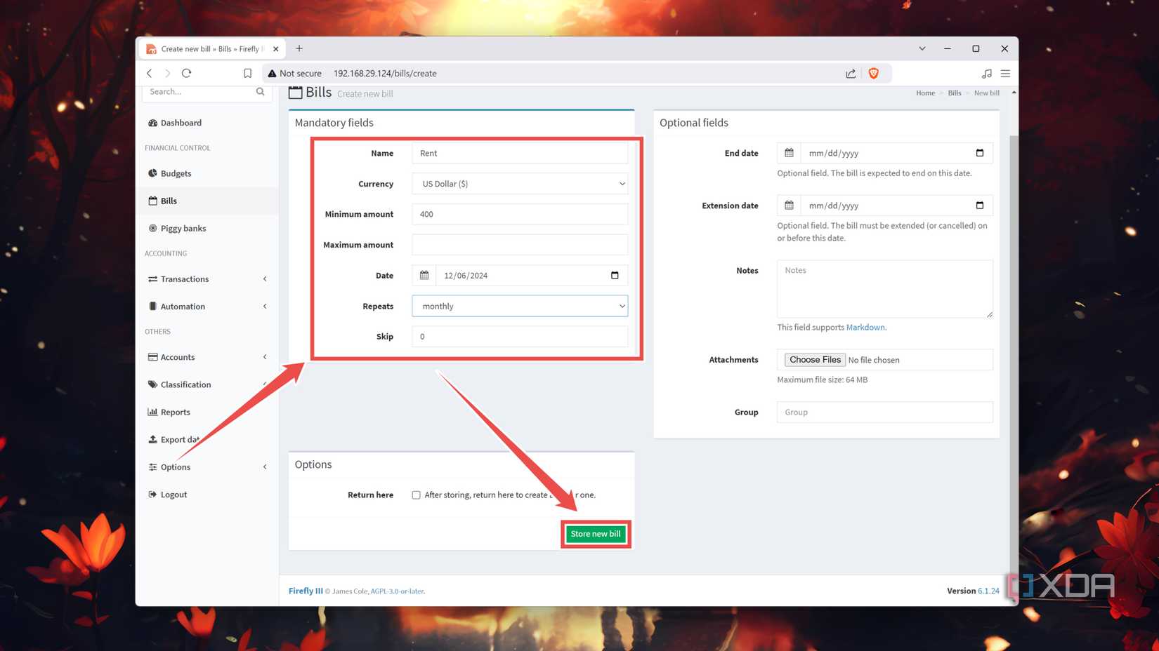 Manage your finances like a pro with a self-hosted Firefly III server