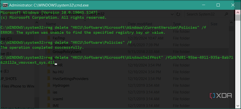 Fix these Windows settings controlled by your organization