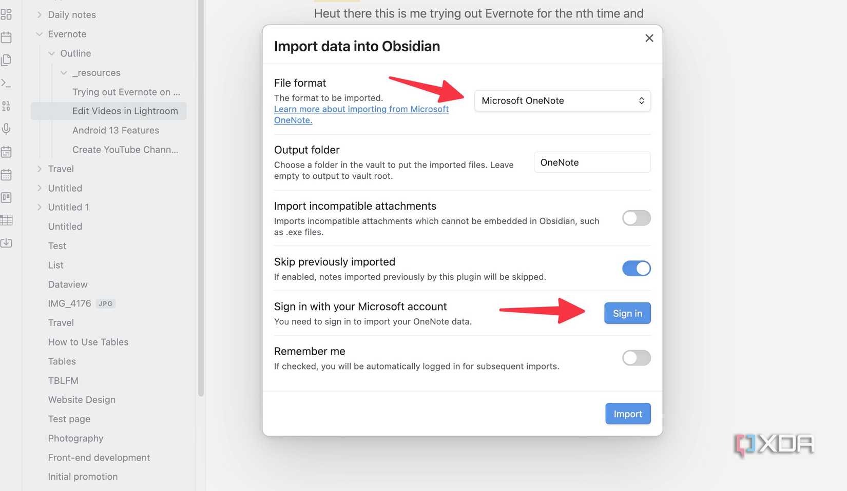 How to use the Importer plugin in Obsidian to import notes from ...