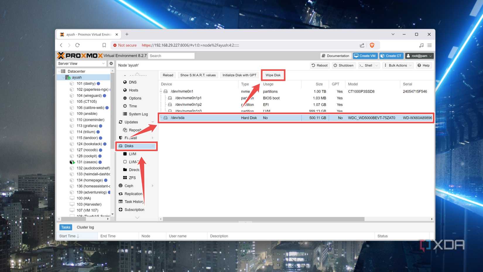 Build a NAS on your Proxmox server - without relying on VMs or containers
