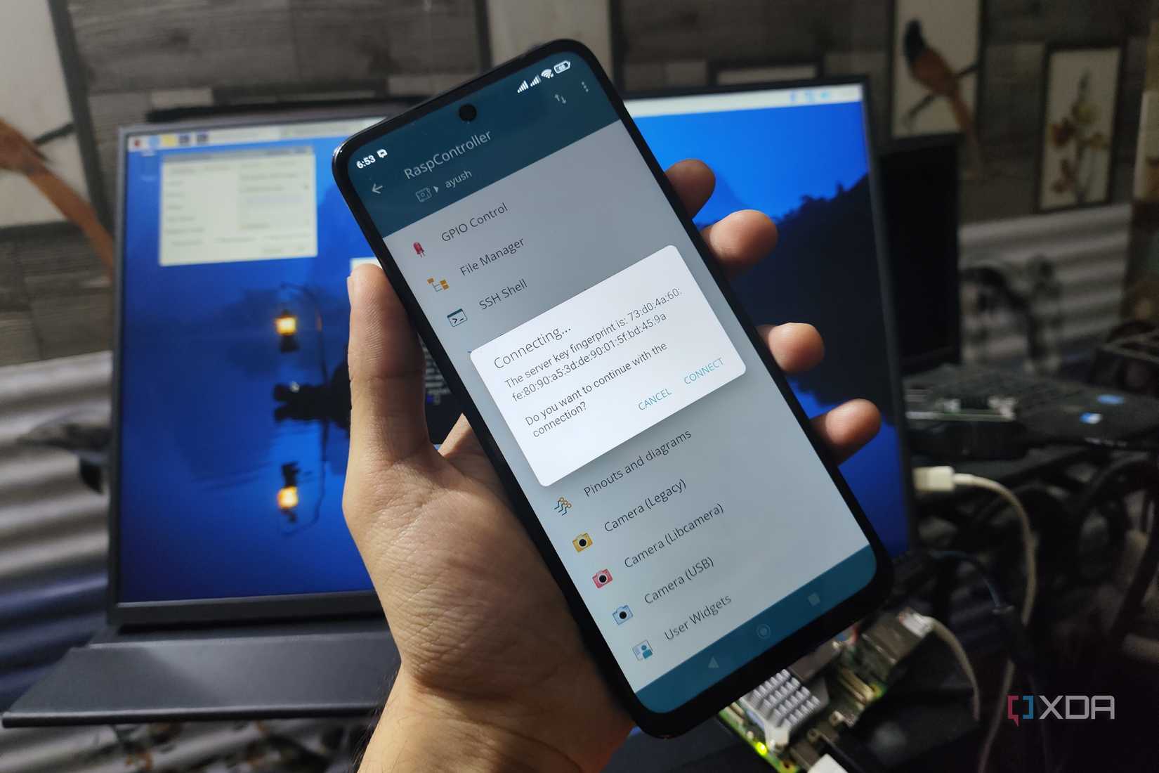 RaspController is my go-to Android app for tinkering with my Raspberry Pi
