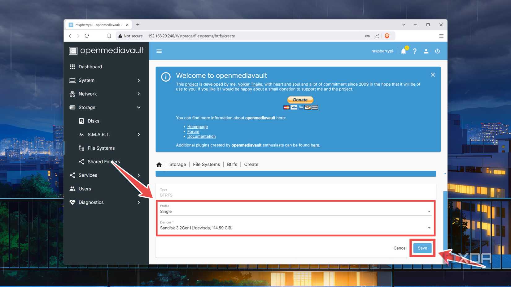 Here's how you can build your own portable NAS with an SBC and USB drives