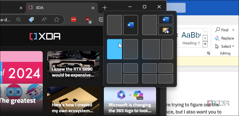 Windows features for productivity