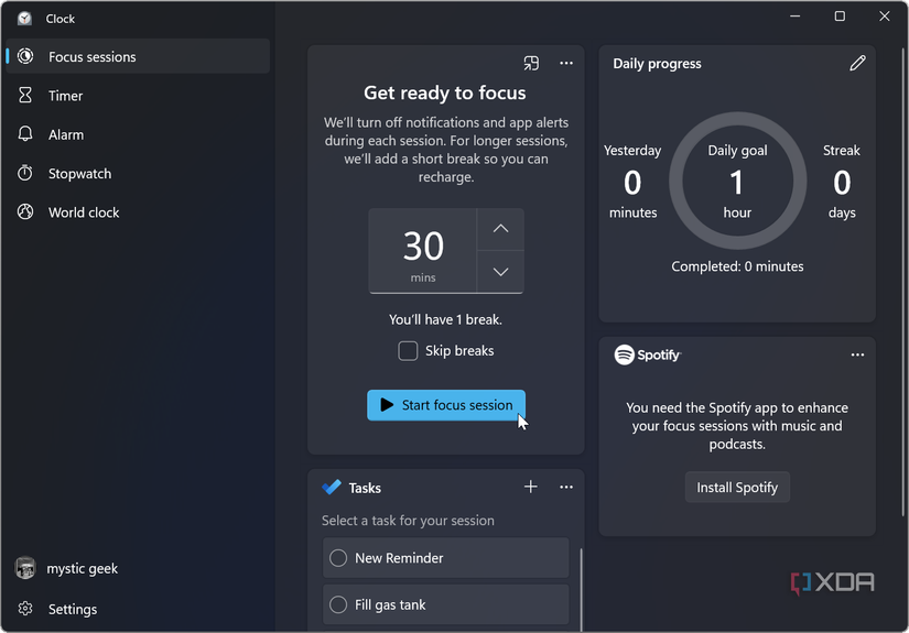 Windows features for productivity