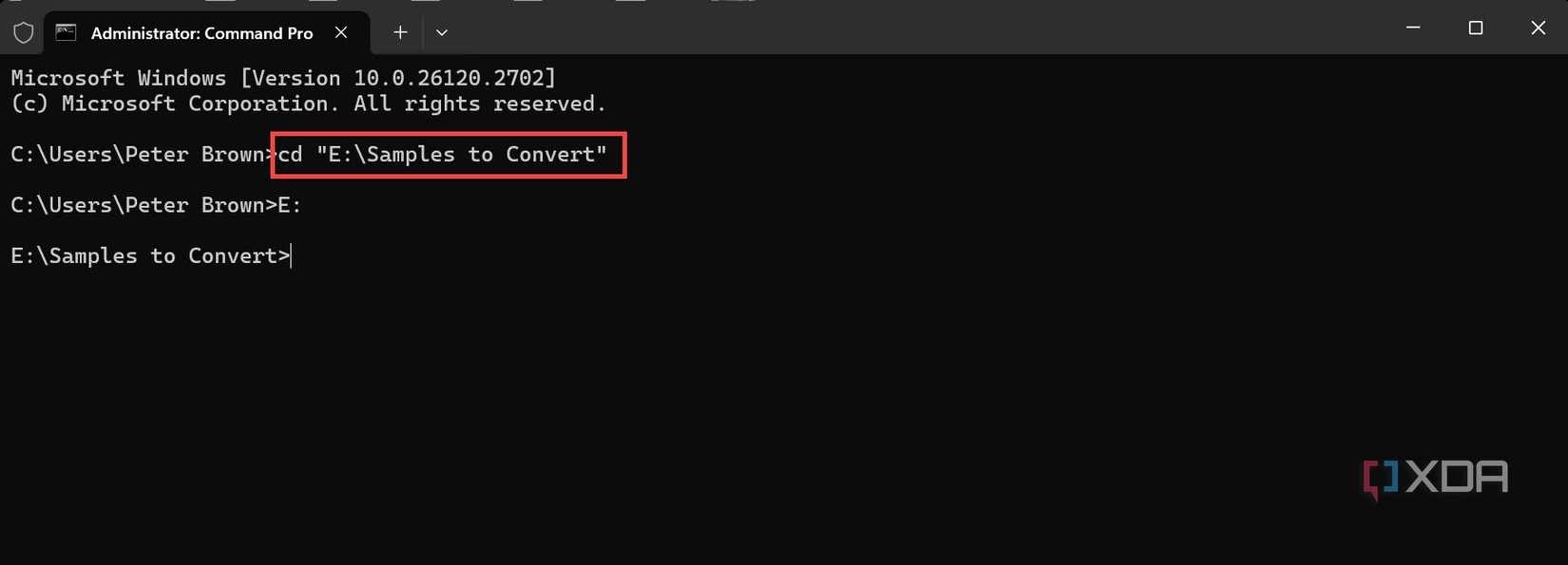 Convert your media files in Windows