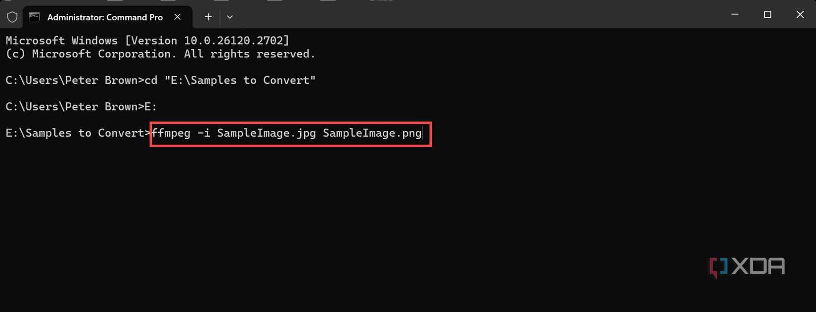 Convert your media files in Windows