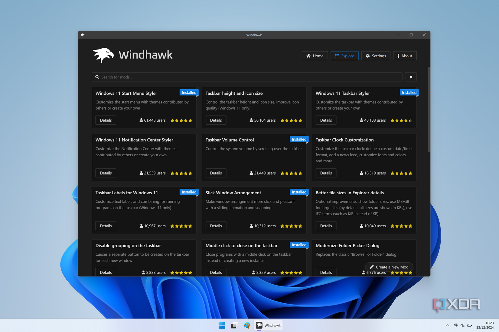 Windhawk vs ExplorerPatcher: Choosing the best way to customize Windows