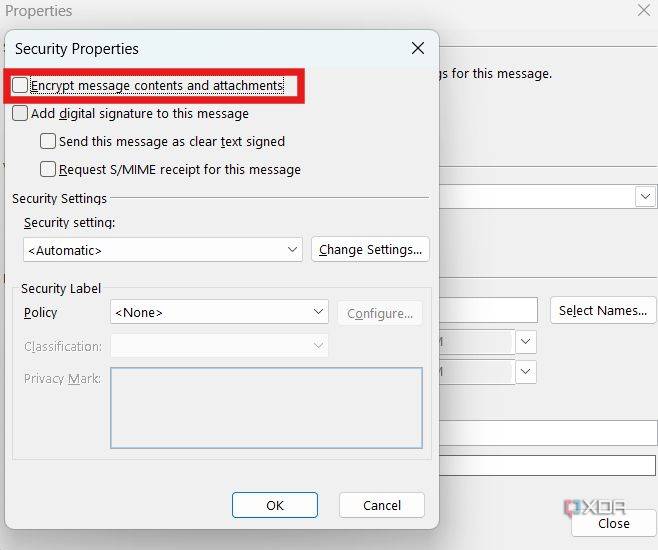 How to encrypt emails Outlook