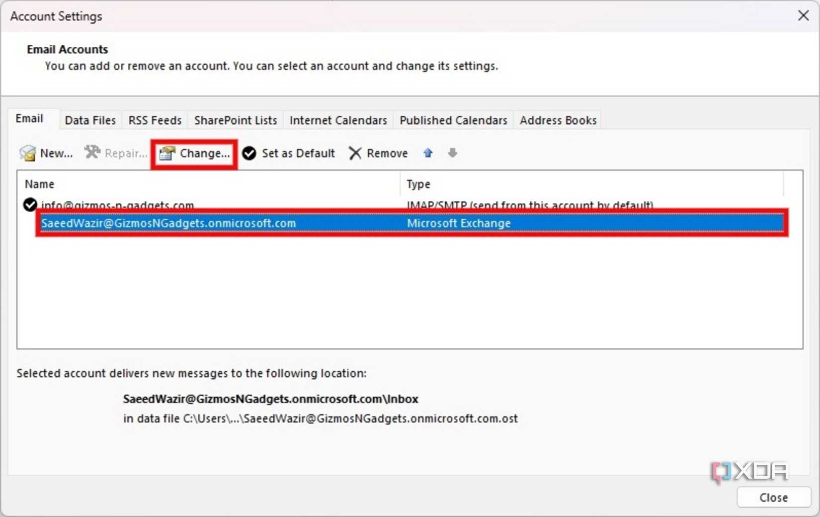 Share your Outlook inbox