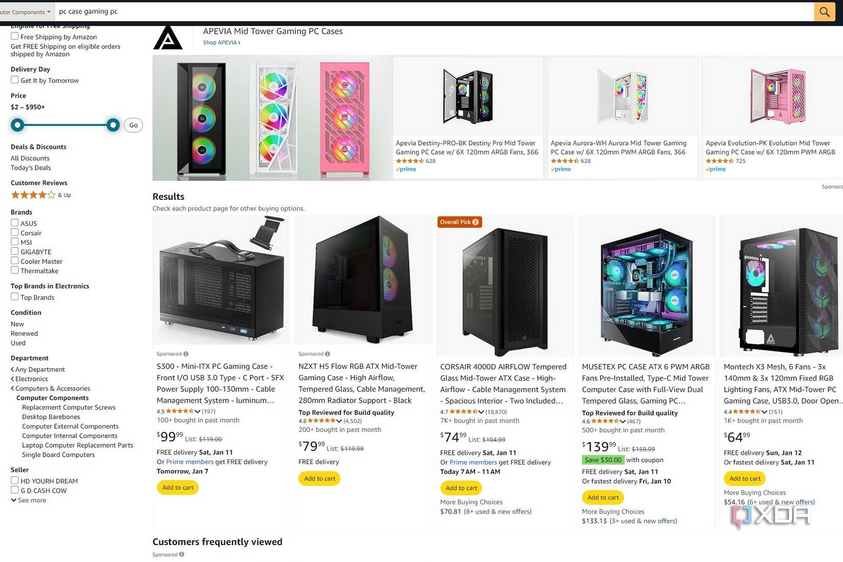 Amazon's Overall Picks for gaming PCs