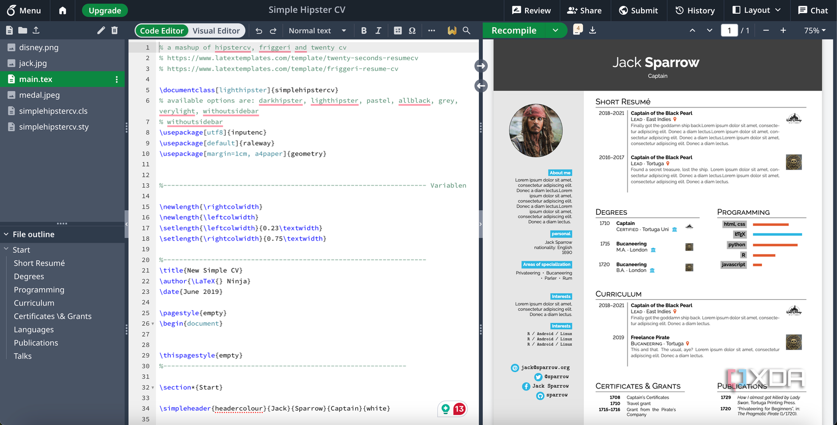 6 creative ways to use Overleaf for personal projects or presentations