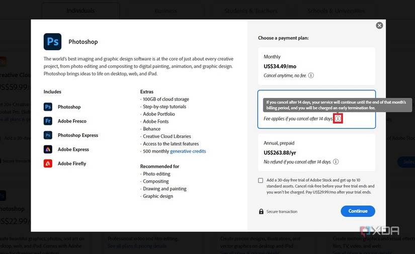 3 reasons why I regret getting a Photoshop subscription