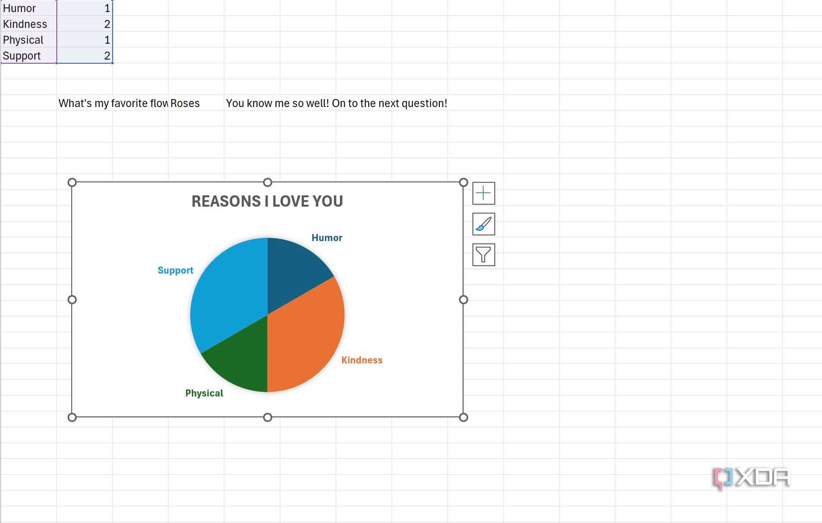 Here is how to create a romantic Valentine's message using Excel