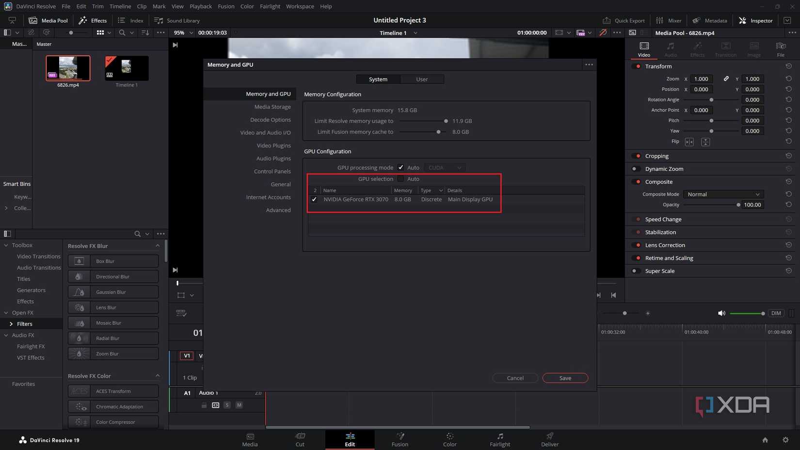 12 DaVinci Resolve settings to change for faster editing