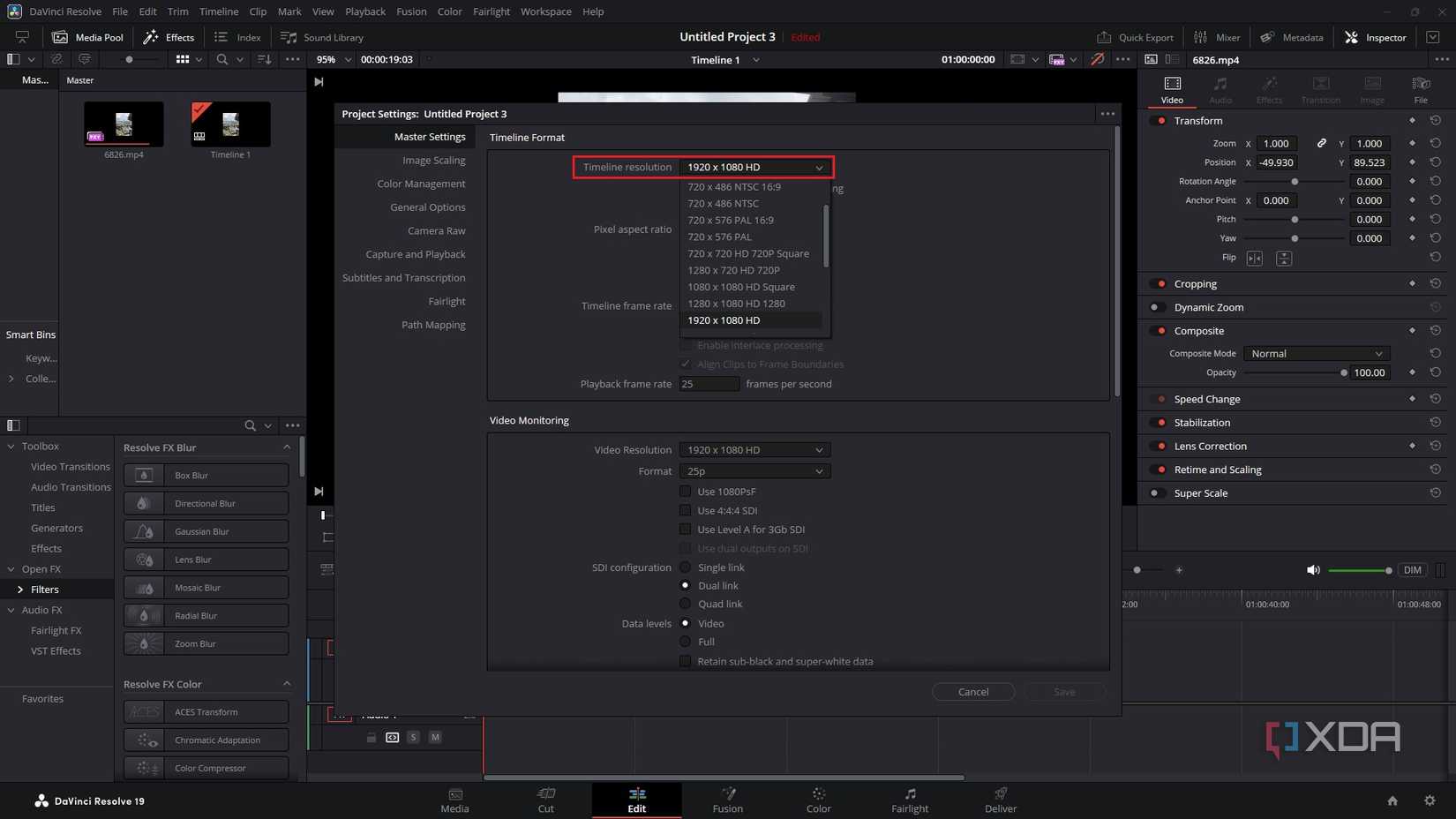 12 DaVinci Resolve settings to change for faster editing