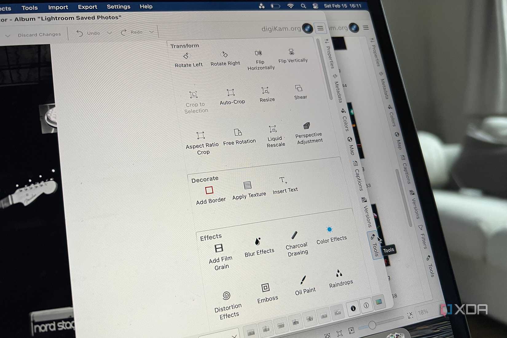 How does DigiKam compare to Immich for open-source photo management?