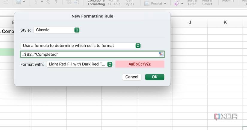 Here is how I use conditional formatting during project management in Excel