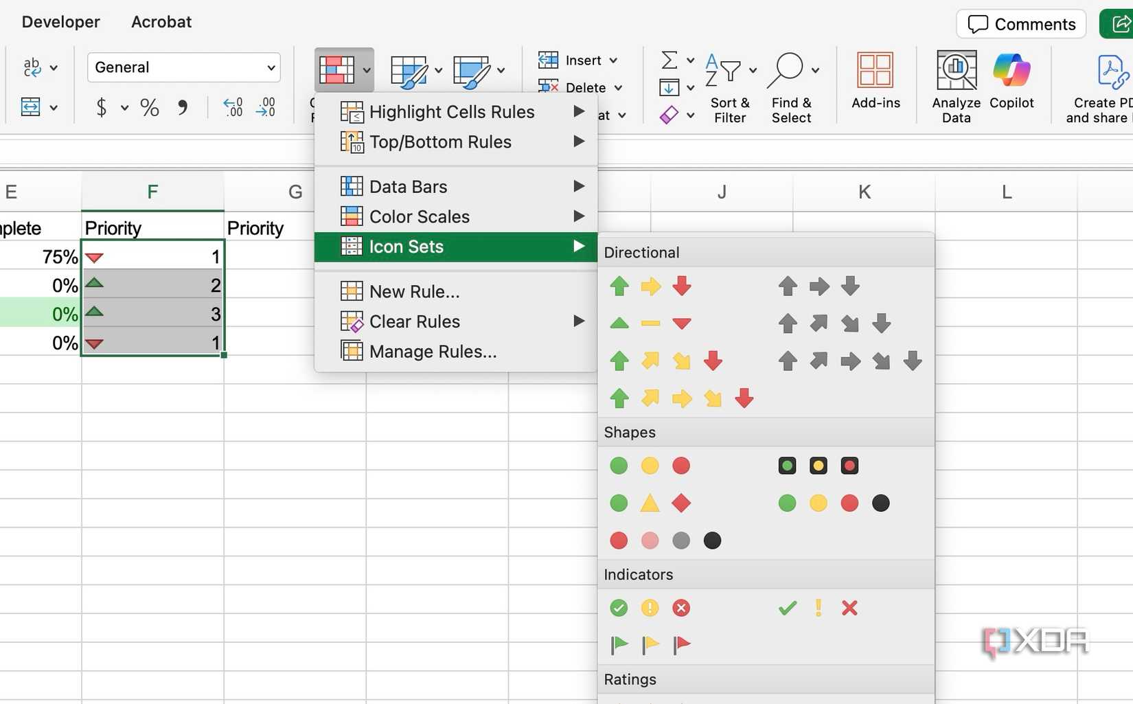 Here is how I use conditional formatting during project management in Excel