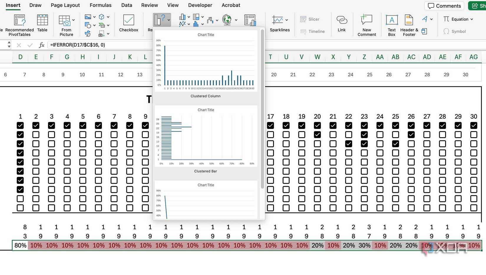 I built a habit tracker in Excel that actually works