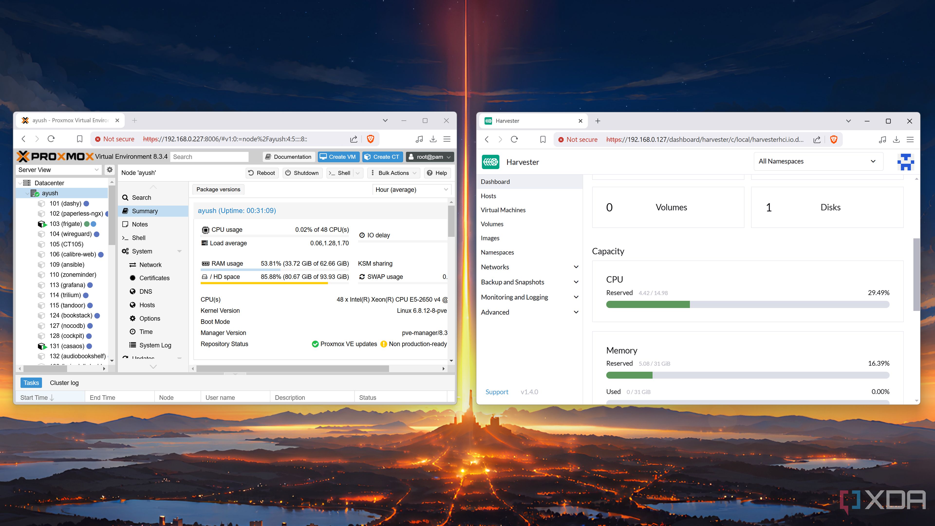 I tried running Android VMs inside Proxmox