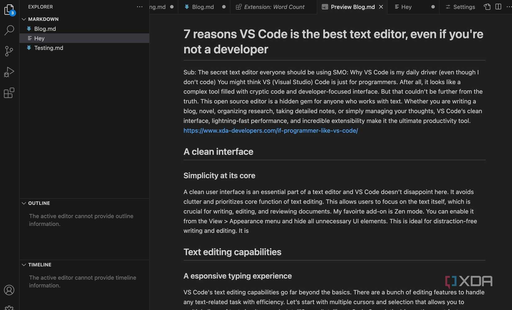 7 reasons VS Code is the best text editor, even if you're not a developer