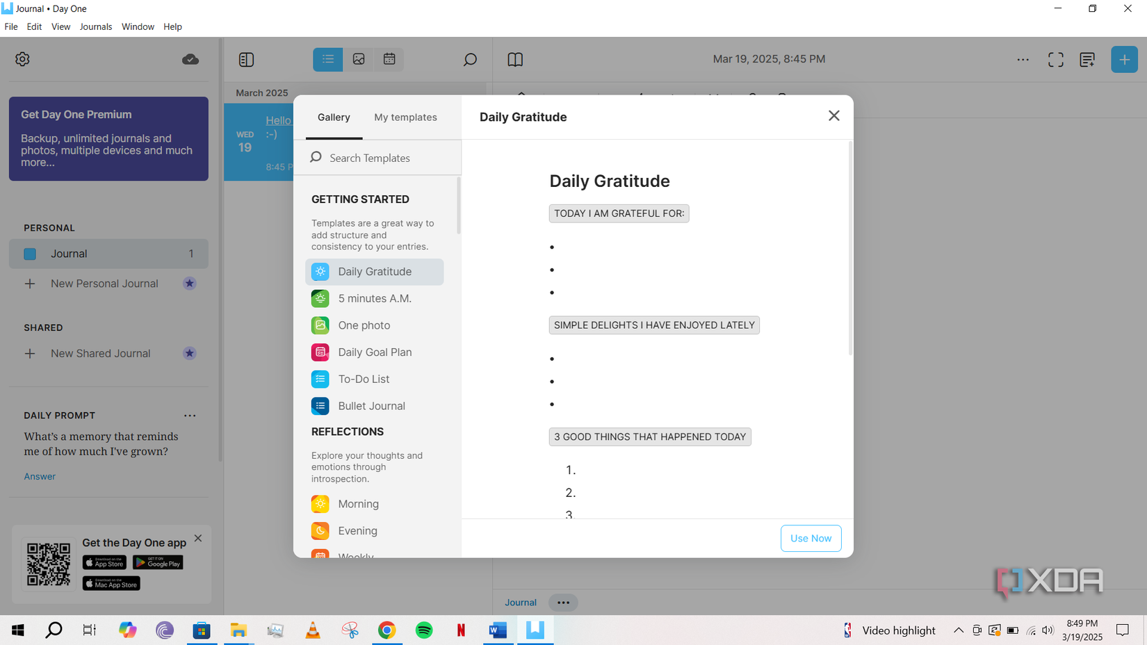 Day One is finally available on Windows