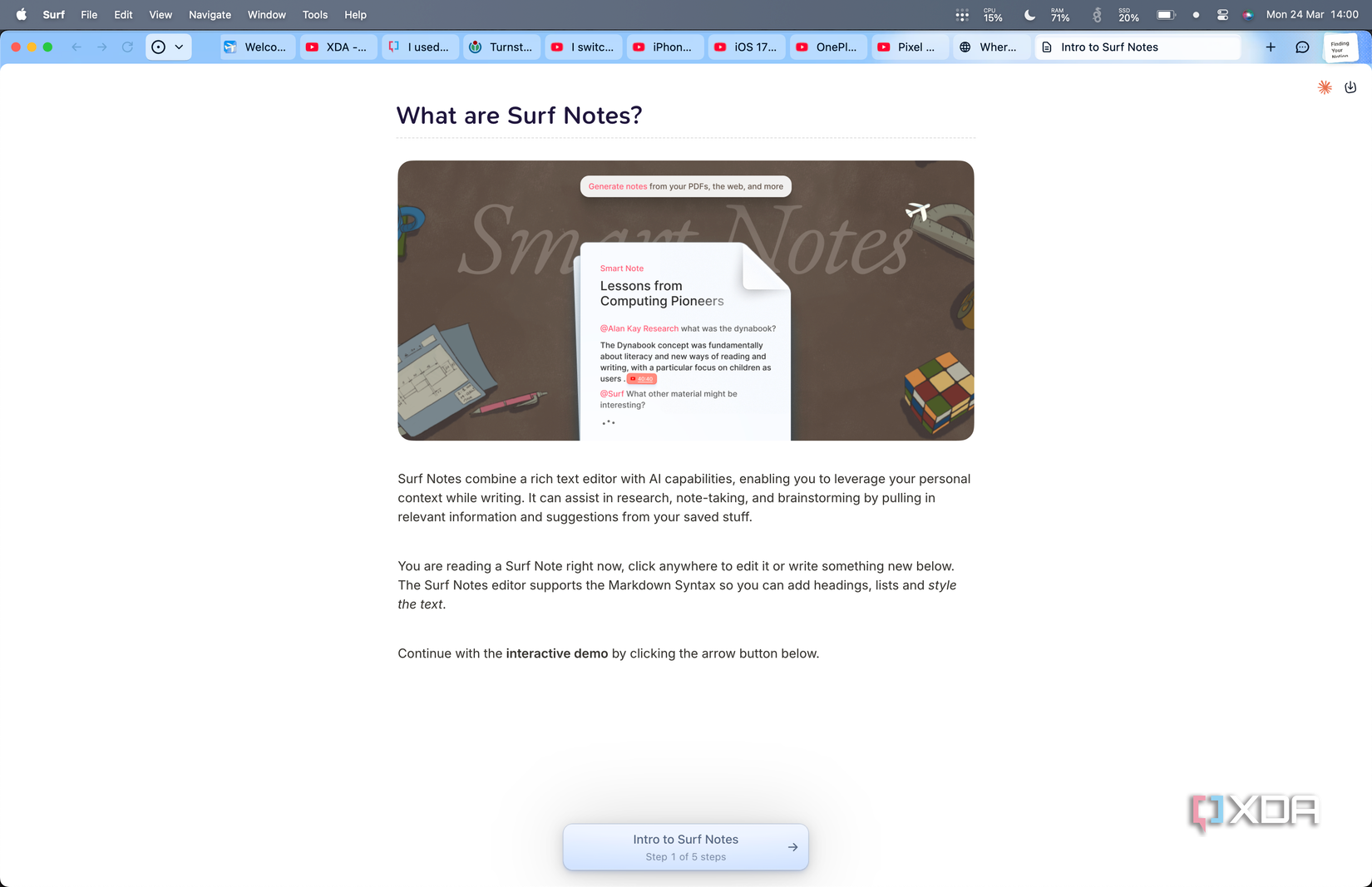 Deta Surf is a promising new browser that aims to change how you browse ...