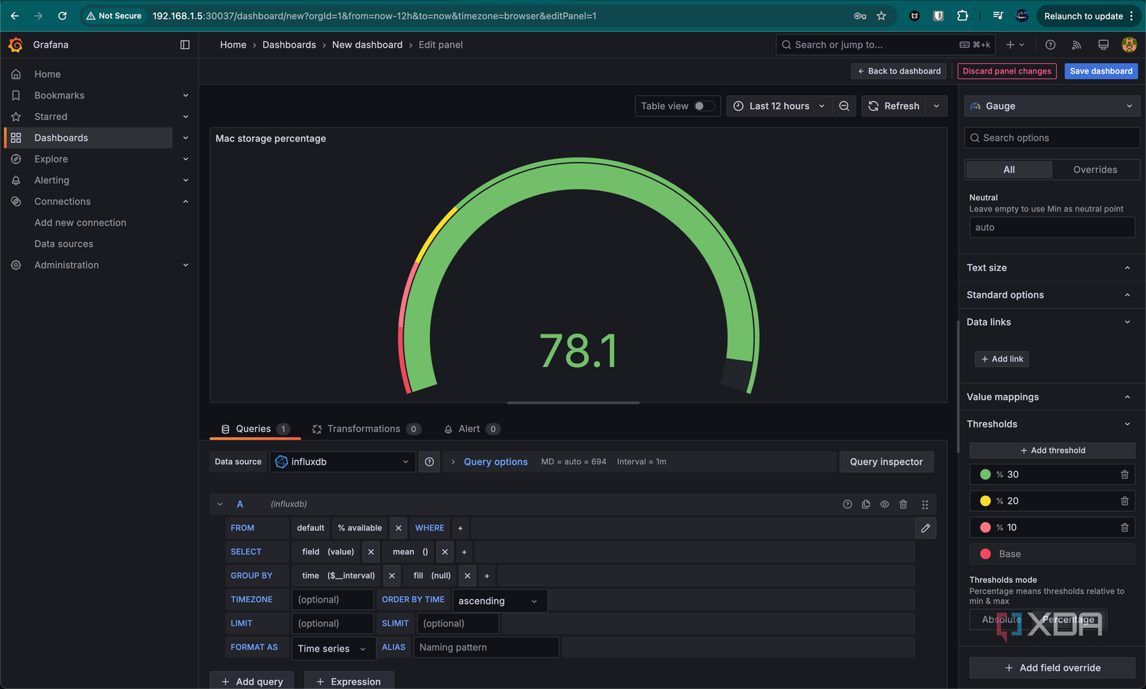 I monitor my smart home with Grafana and InfluxDB, and it's by far the ...