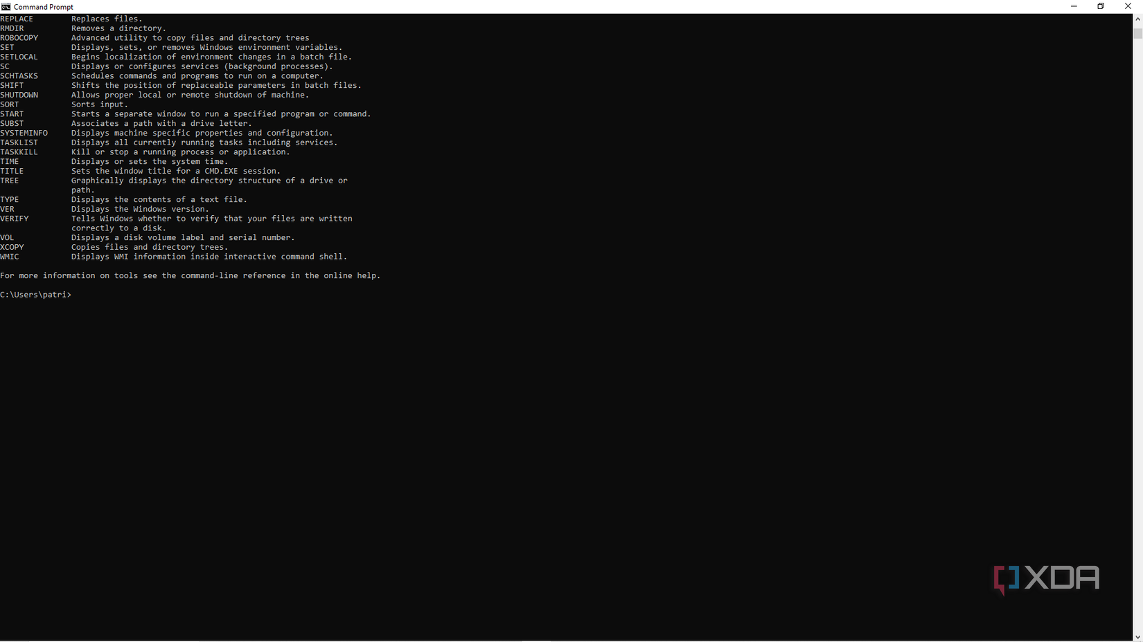 Basic command line entries everyone should know
