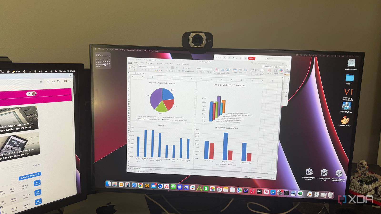 How I visualize my 3D printing data with Excel