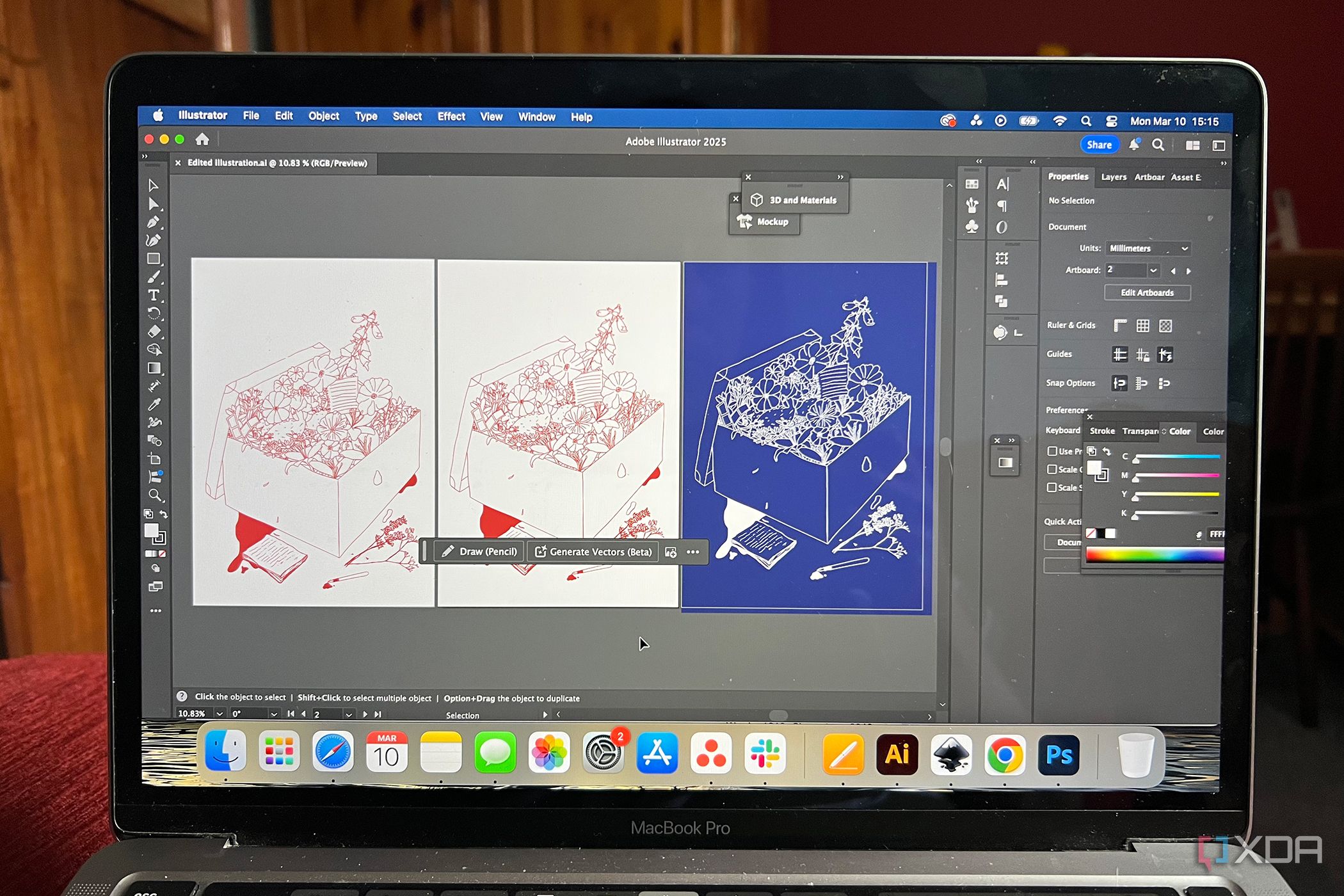 Inkscape is great, but Illustrator is still my choice for vector design ...