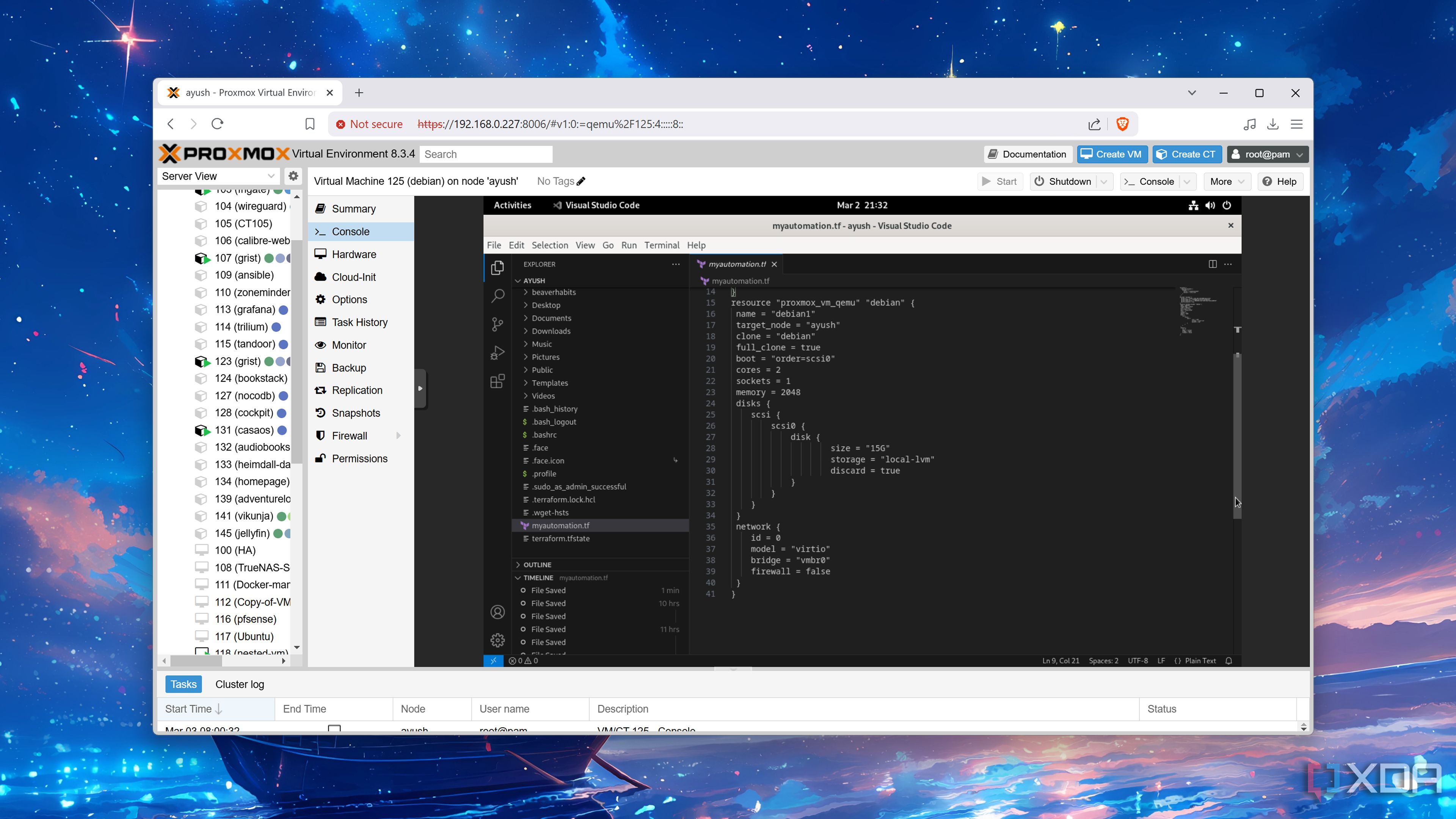 This Proxmox script makes updating my VMs and LXCs so much easier