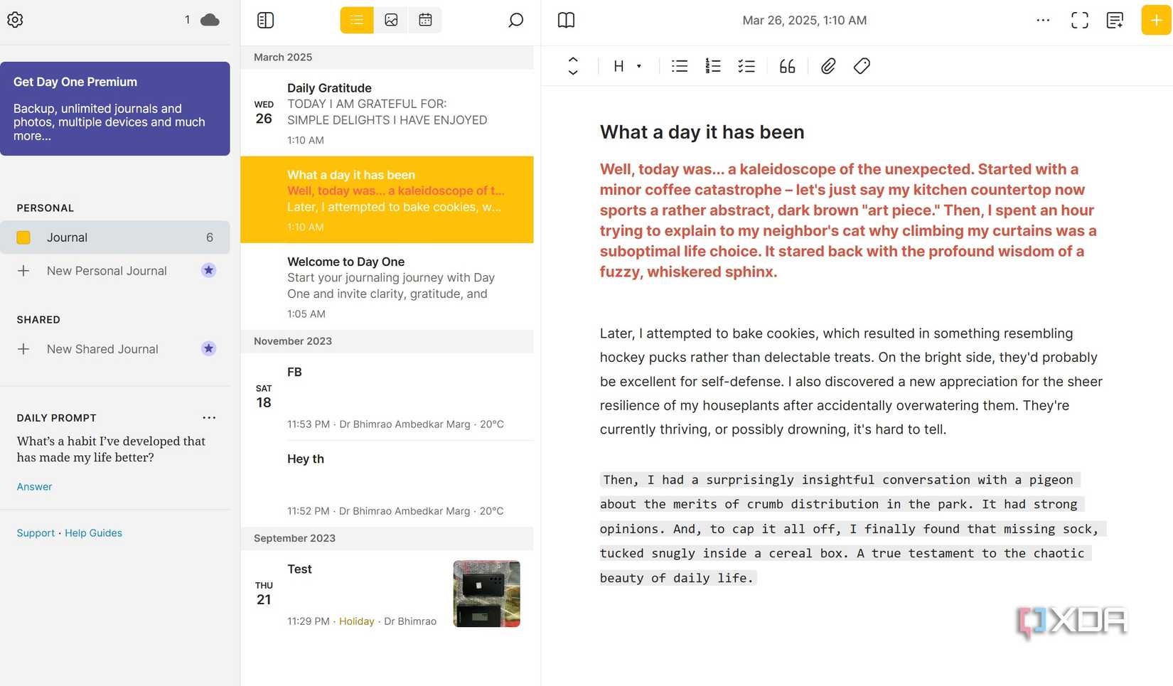 I tried Mac’s best journal app on Windows and here’s how it went