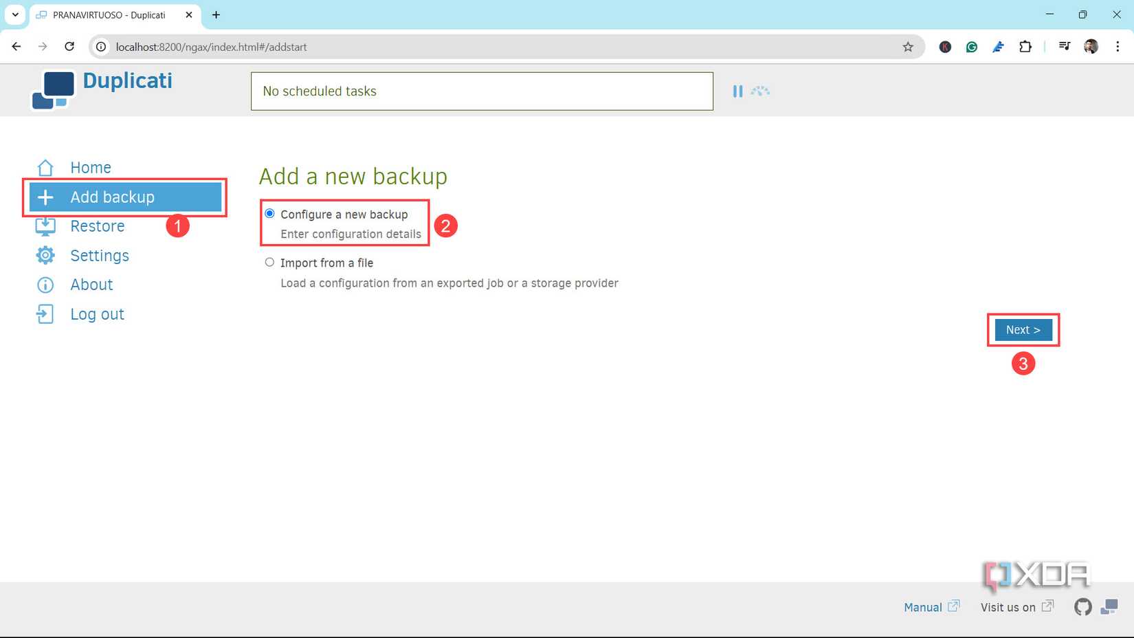 I've tried a lot of different backup software, and I keep coming back to this free, open-source tool