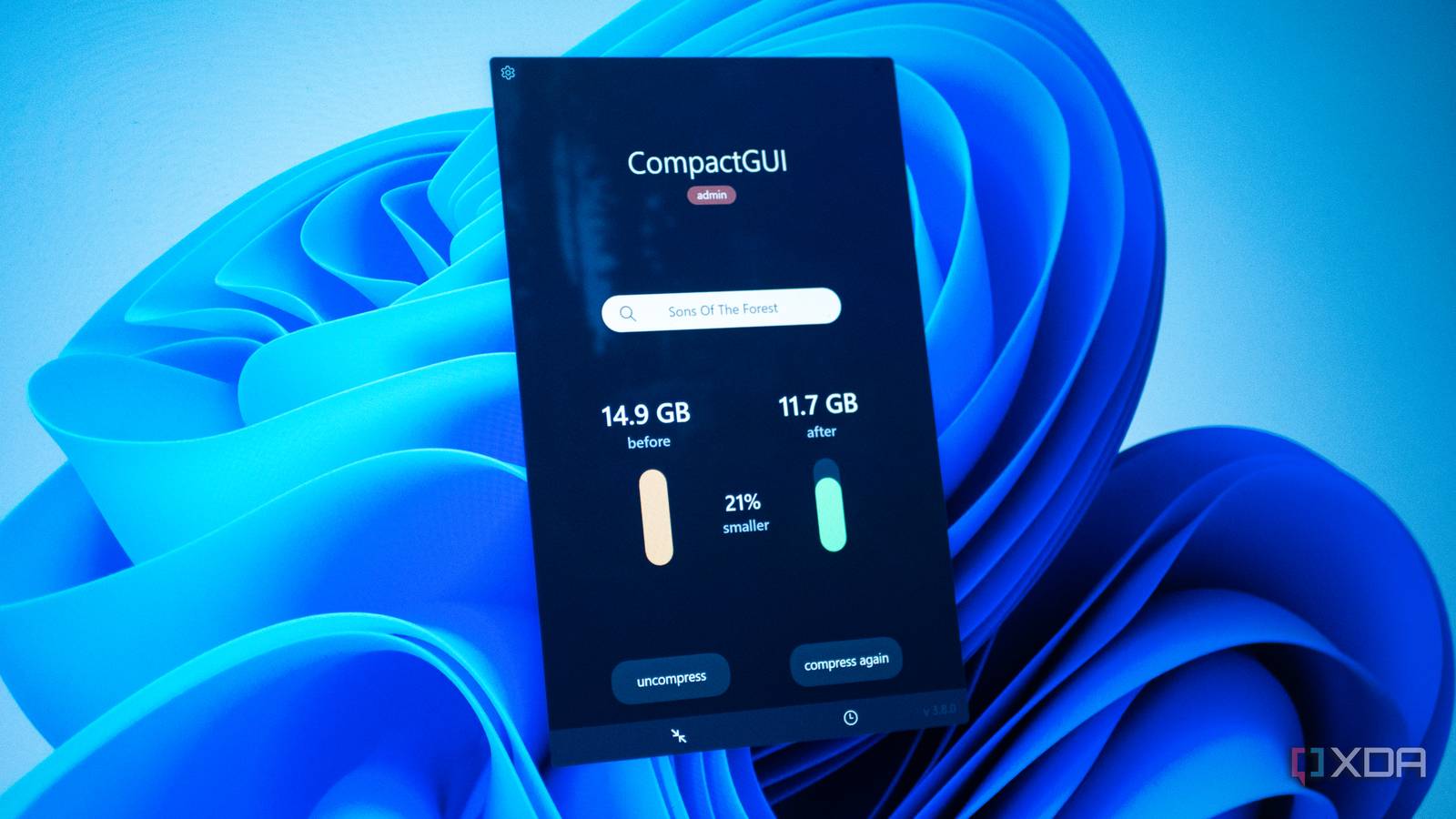 I use this free, open-source tool to significantly compress my games on Windows without any ...