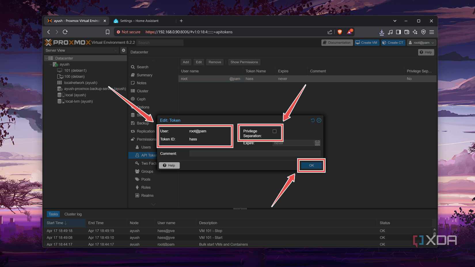 I control my Proxmox home lab from Home Assistant, here's how