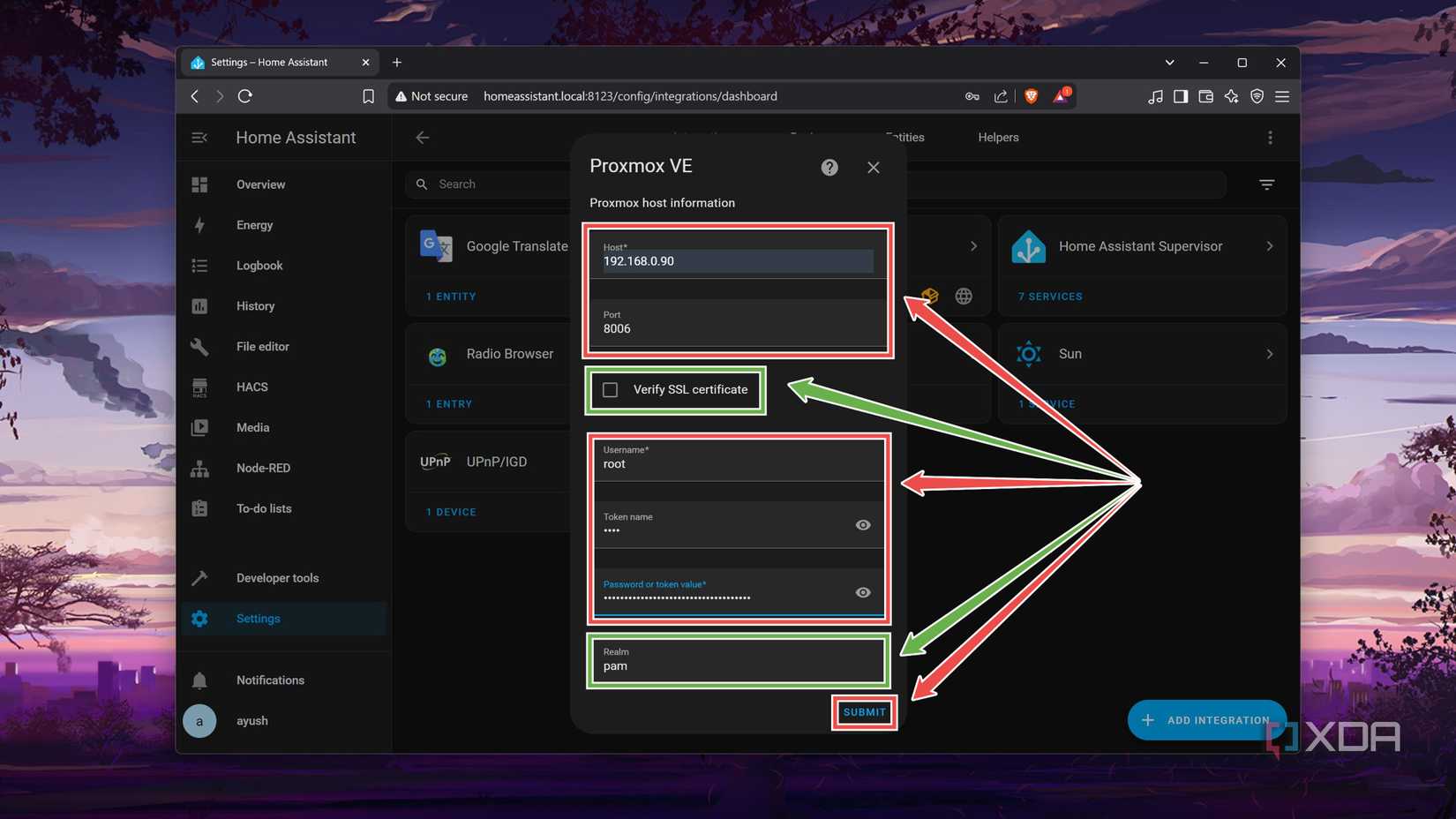 I control my Proxmox home lab from Home Assistant, here's how