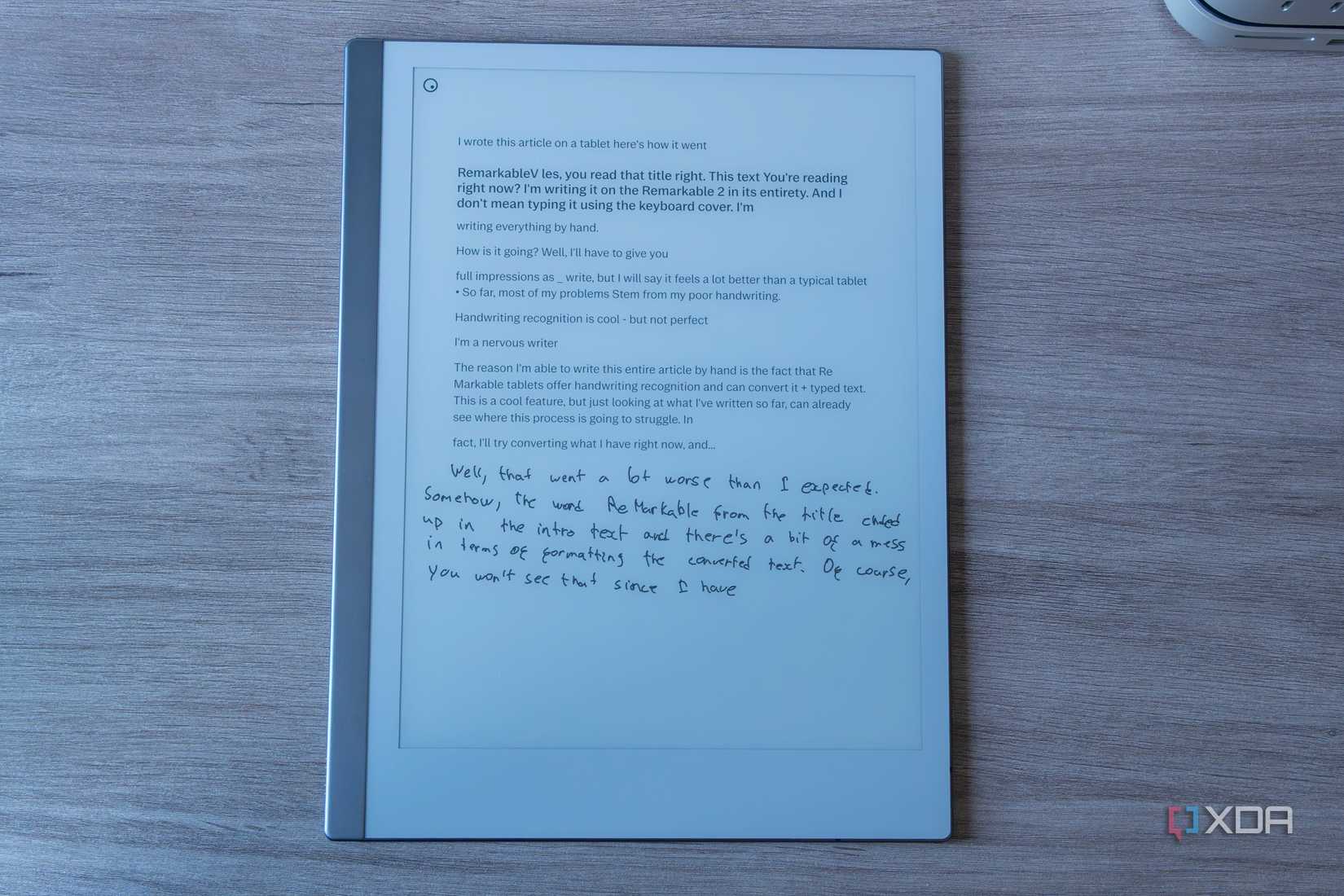 I wrote this article on a ReMarkable tablet — here's how it went