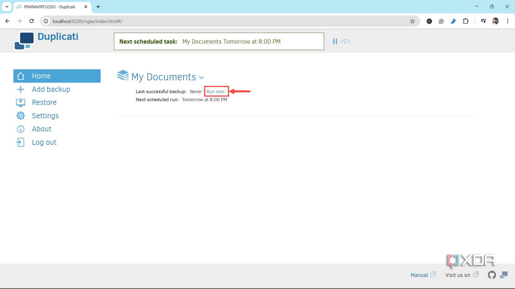 I've tried a lot of different backup software, and I keep coming back to this free, open-source tool