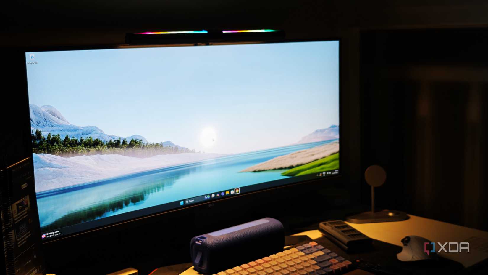 I got a light bar for my monitor, and you should too