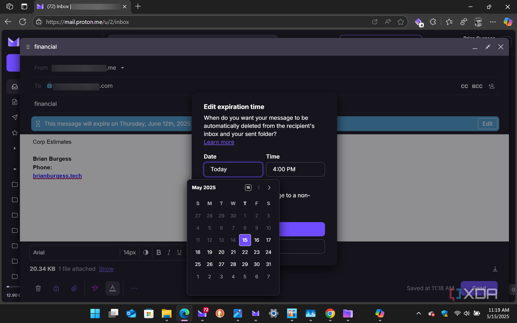 5 reasons I password-protect email in Proton Mail for an extra layer of ...