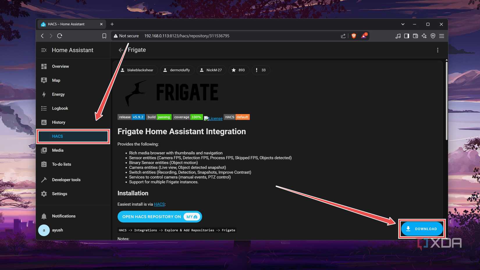 I combined Frigate and Home Assistant to get detailed notifications ...