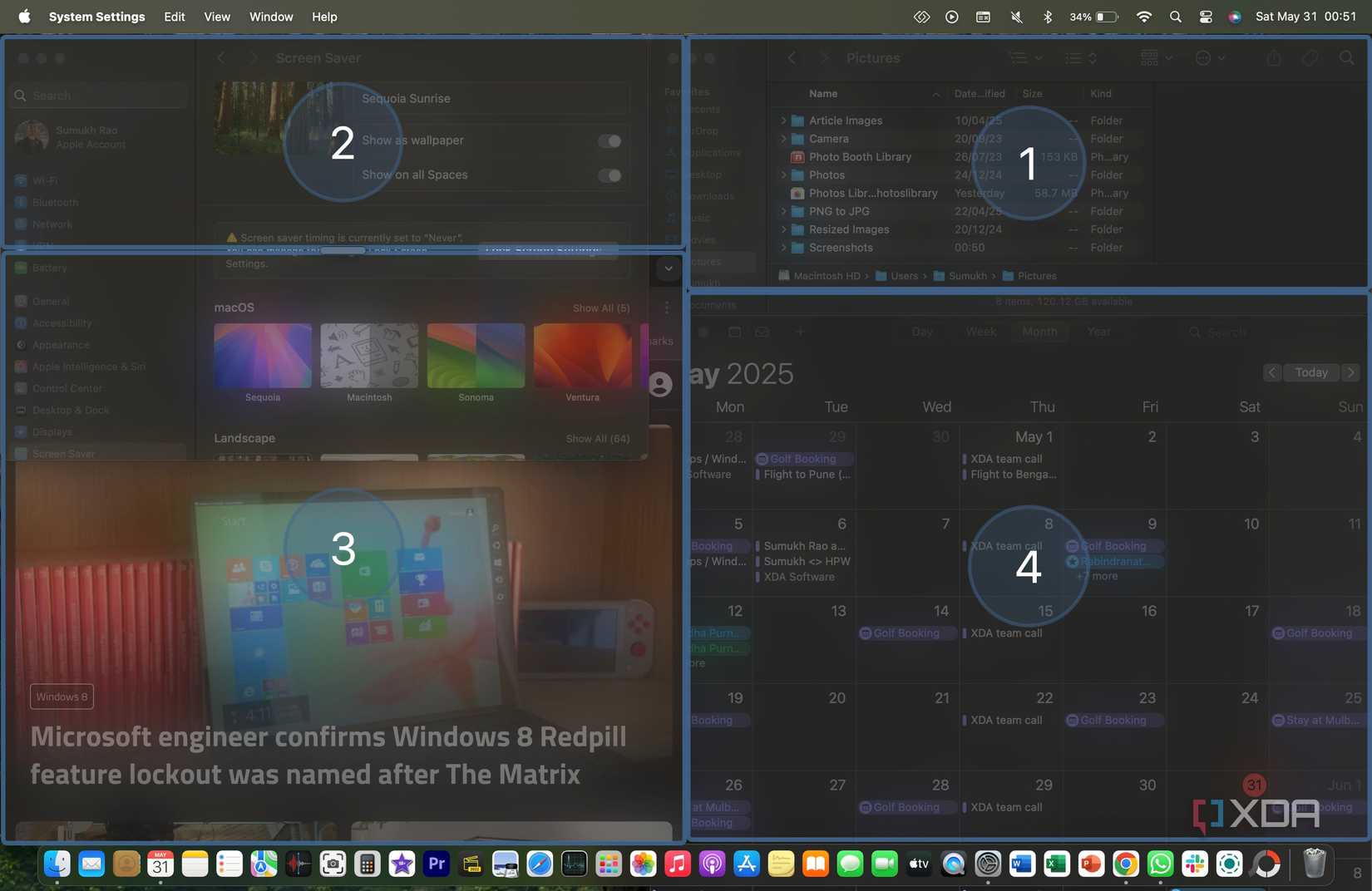 Resize your windows the right way on macOS using MacsyZones