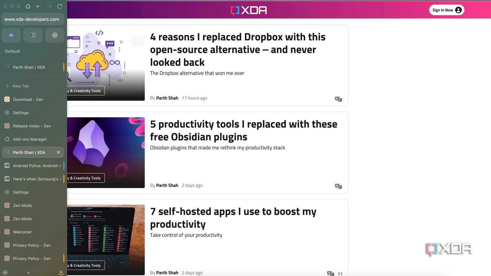 I finally started using Zen browser and I should have sooner