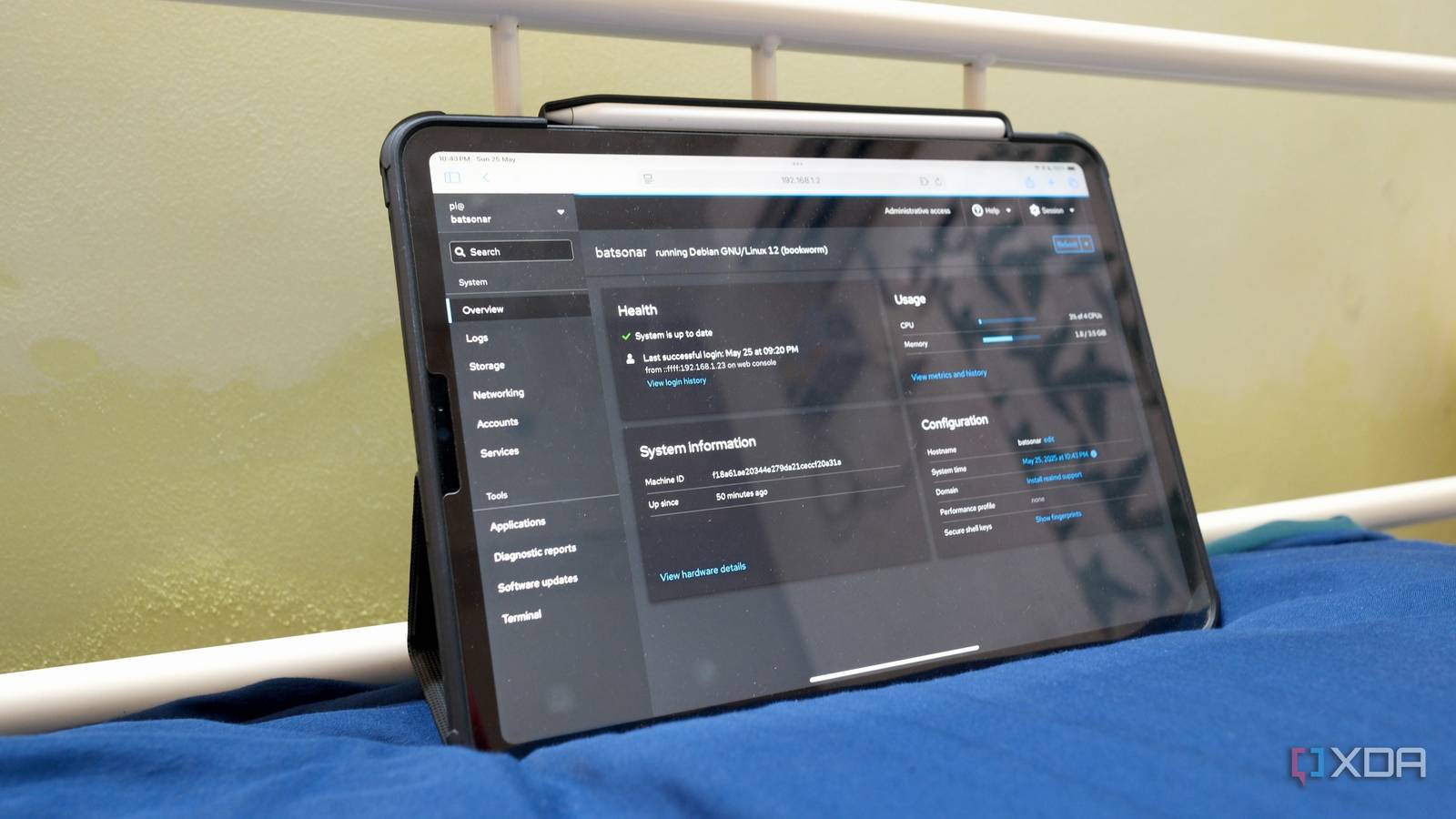 I tried Cockpit to manage my Raspberry Pi and regret not using it sooner